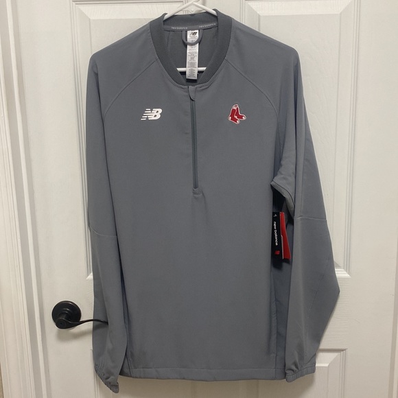 New Balance | Jackets & Coats | Nwt New Balance Boston Red Sox Half Zip ...